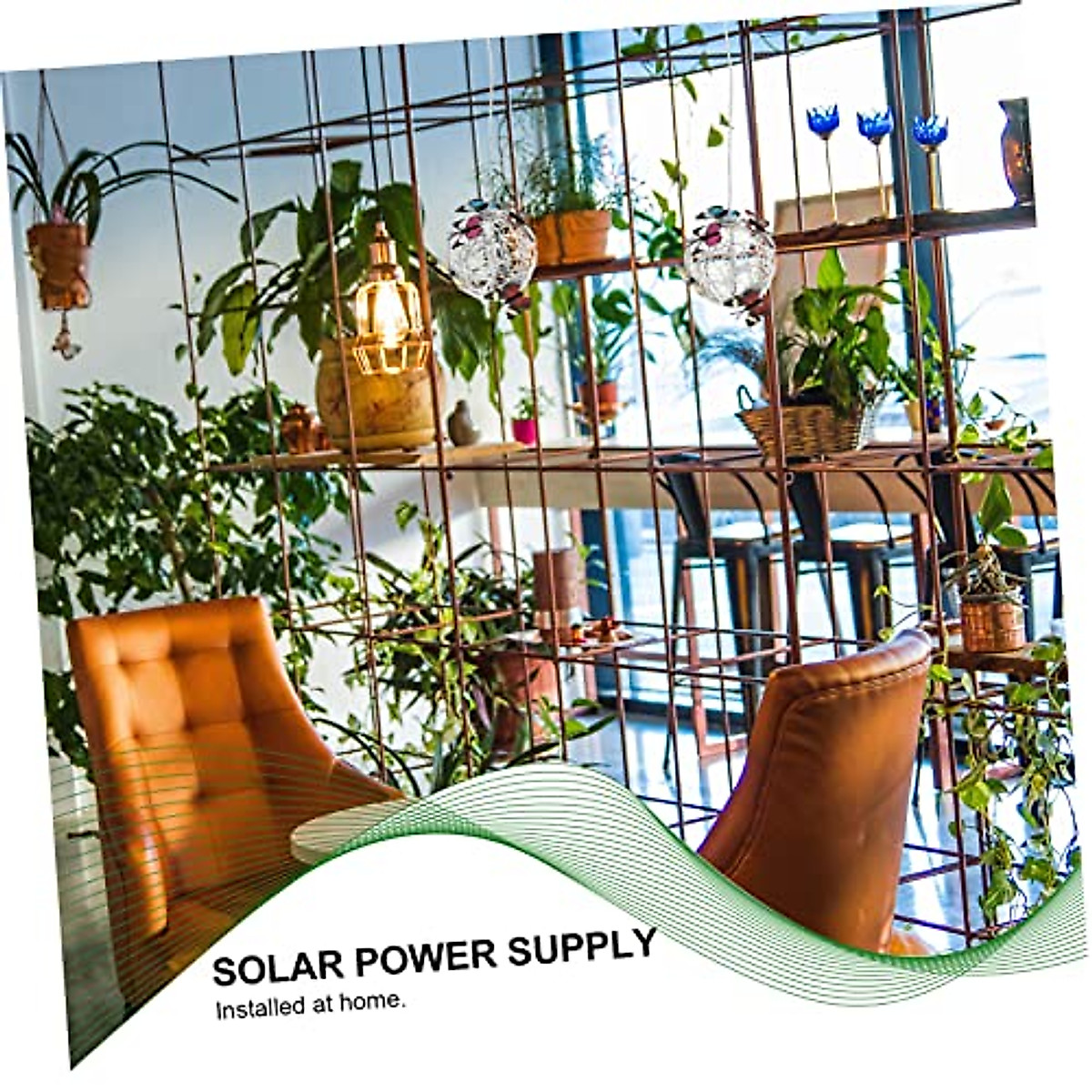 OSALADI 2 Pcs Solar Ball Light Solar Pendant Lights Outdoor Solar Lanterns Solar Garden Lights Outdoor Globe Lights Outside Solar Lights Light Decor Street Light Branches Built-in Battery