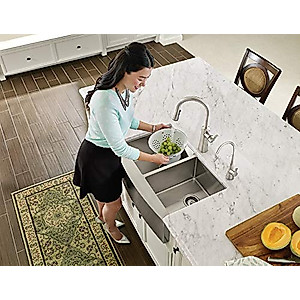 Moen S5520SRS Sip Transitional Cold Water Kitchen Beverage Faucet with Optional Filtration System, Spot Resist Stainless
