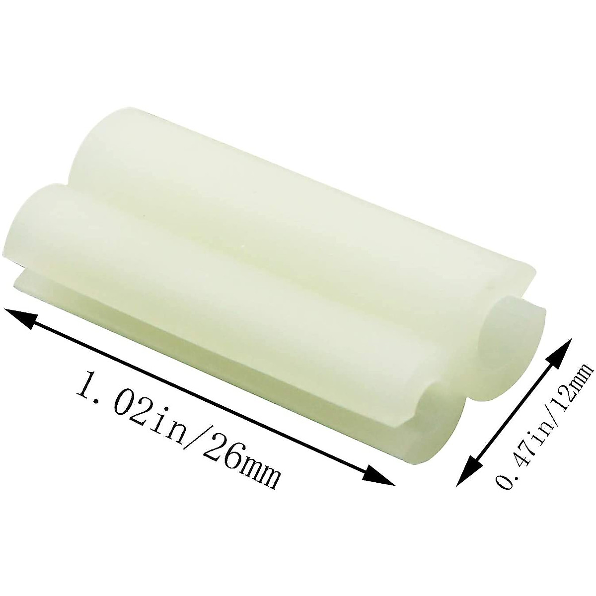 MEEYO 30pcs Fishing Glow Stick Clips Fishing Tube Connectors Rod Tip Glow Fluorescent Sticks Clip Holder for Rod Top Glow Stick Fixed