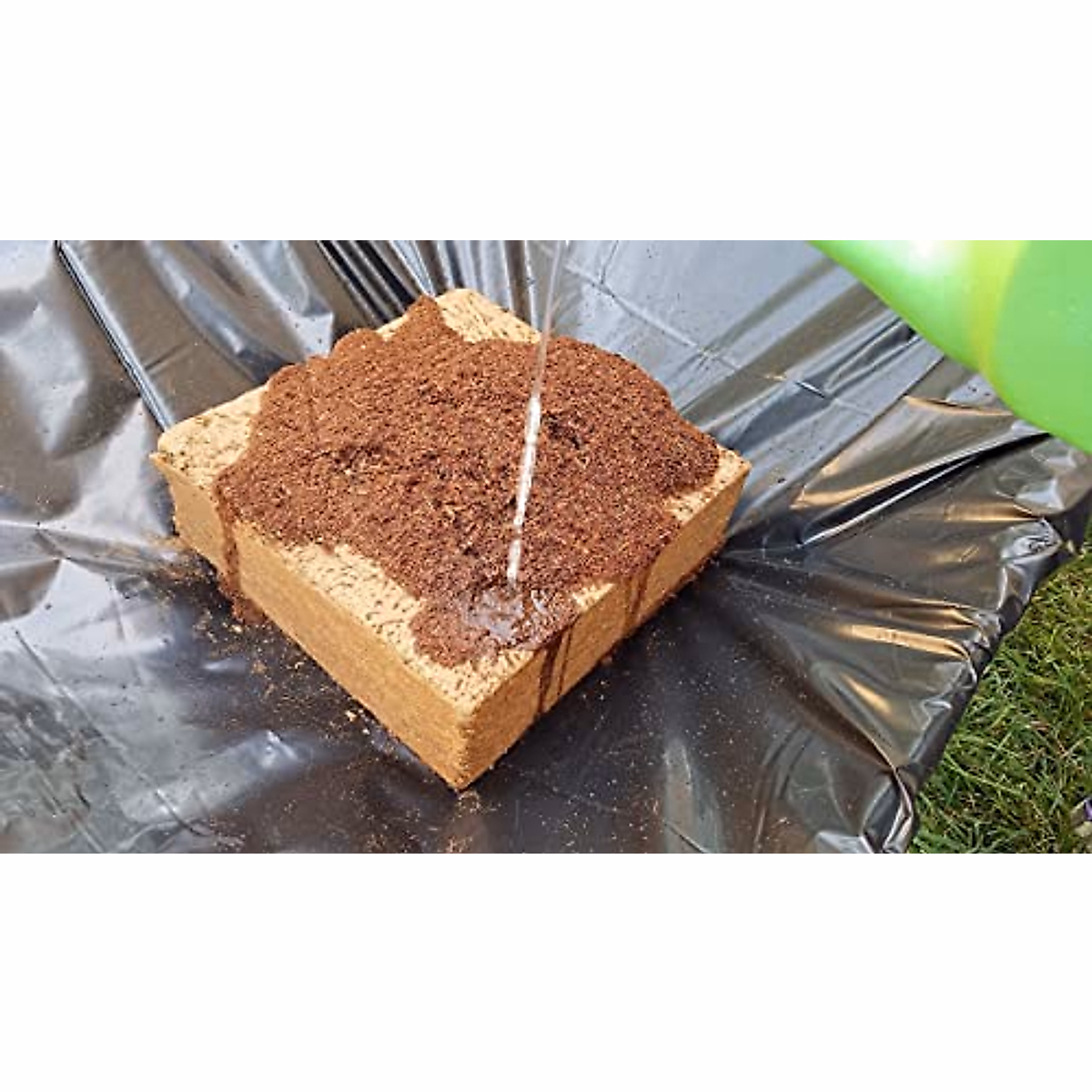 Verdana Coconut Fiber Potting Mix - 10 Lb Compressed Block Brick - Coco Coir, Coco Peat, Coir Pith - Alternative to Peat Moss – Soilless Growing Medium - Low EC, Optimum pH, High Expansion