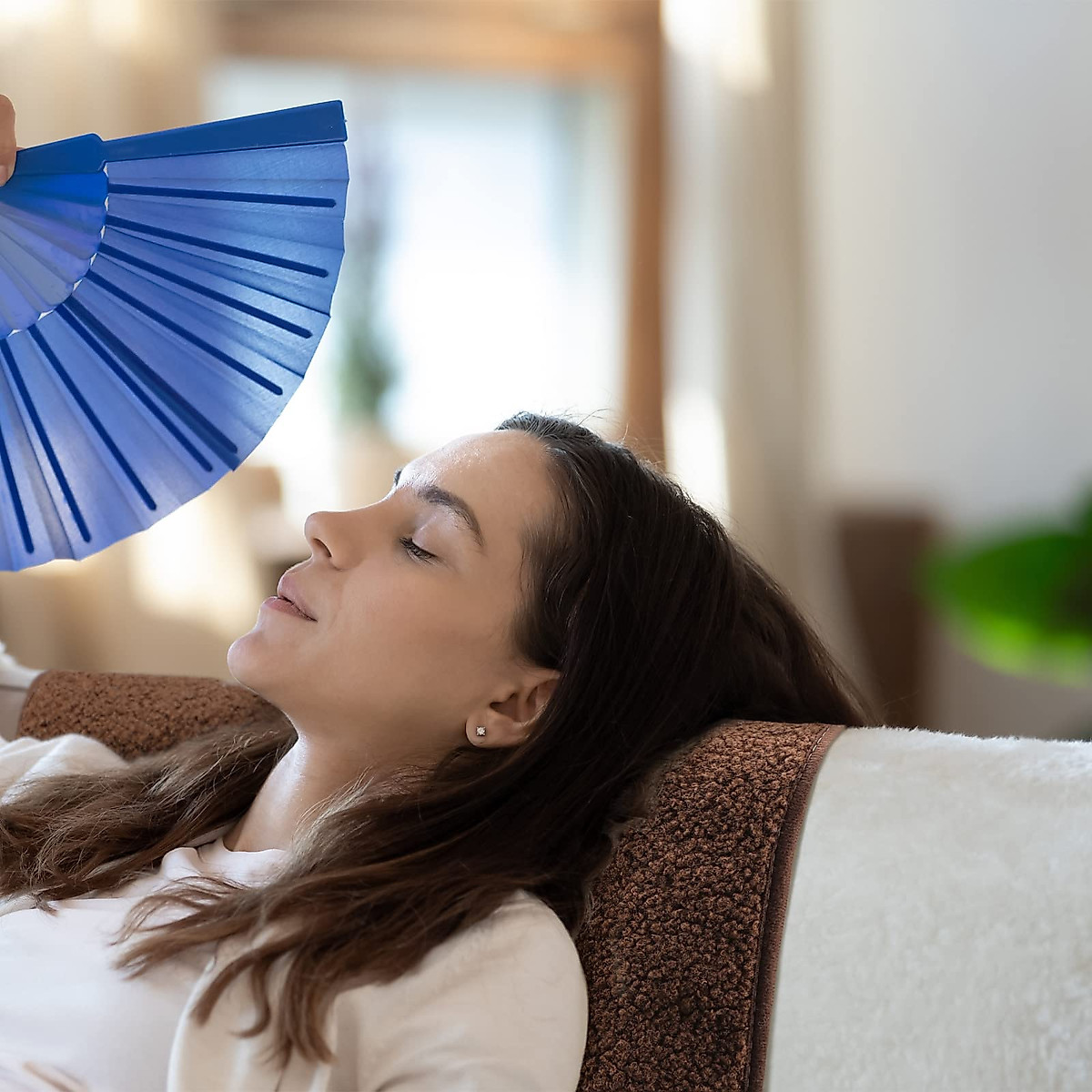 3 Pcs Recliner Covers Sherpa Arm Covers for Recliner Chair with Storage Pockets Headrest Cover for Recliner Chair 22.8 x 14.5 Inch Armchair Slipcovers for Sofa Recliner Protector (Brown)