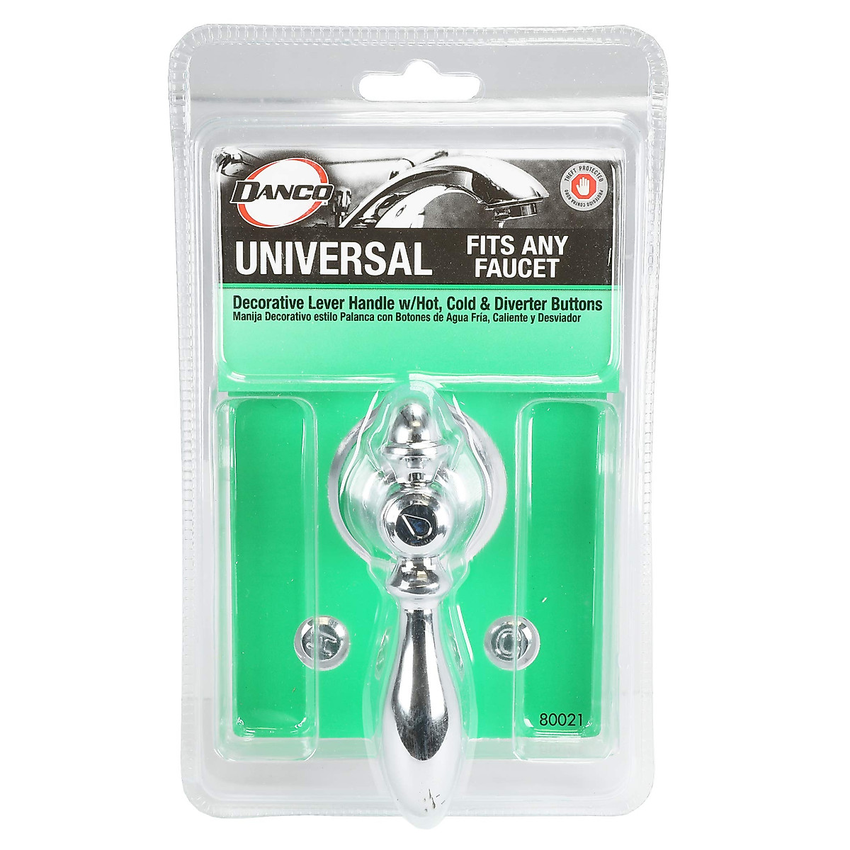 Danco, Chrome, 1 Count (Pack of 1) 80021 Decorative Lever Handle