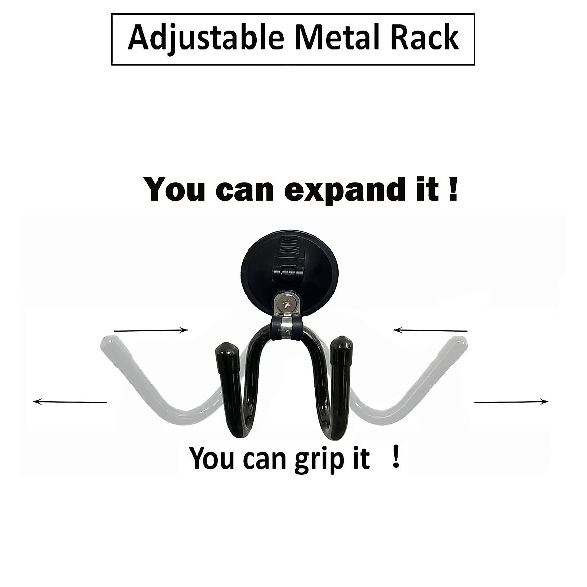 Pmsanzay Hat Rack, Acrylic Material, Suction Cup Hanger for Car & Truck, Hat Holder - No Falls Off - No Hat Damage