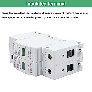 weideer 2P Voltage Surge Arrester Device Circuit Breaker,DC Photovoltaic Lightning Protector Low-Voltage Arrester-40KA