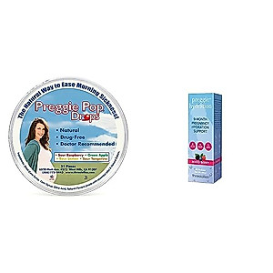 Three Lollies Preganancy Wellness Bundle - Preggie Pop Drops, Lemon, Raspberry, Green Apple, Tangerine, 21 ct. + Hydration Sticks, Restore Electrolytes & Replenish Fluids, Mixed Berry, 10 pack