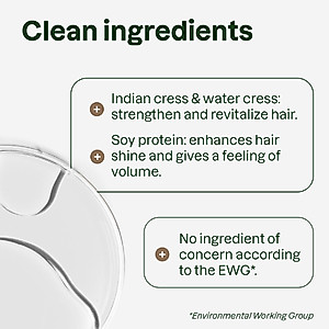 ATTITUDE Volumizing Hair Shampoo with Essential Oils, EWG Verified, Plant and Mineral-Based Ingredients, Vegan Beauty Products, Refillable Aluminum Bottle, Petitgrain and Jasmine, 16 Fl Oz