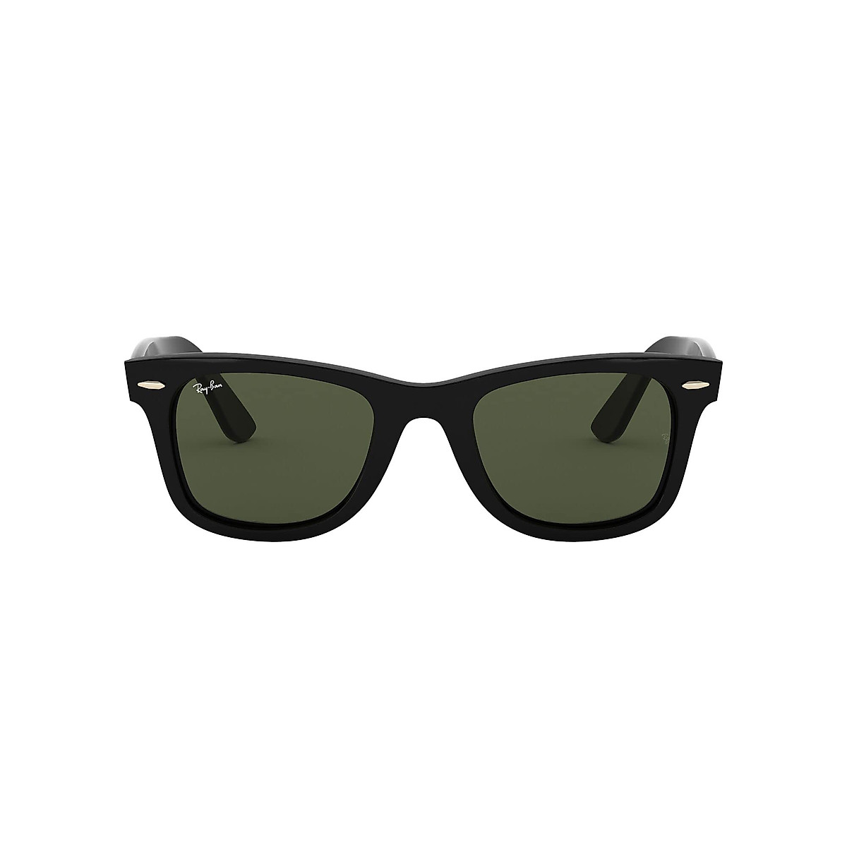 Ray-Ban Rb4340 Wayfarer Ease Square Sunglasses, Black/G-15 Green, 50 mm