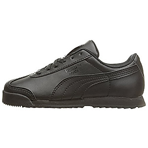 PUMA Roma Basic JR Sneaker (Little Kid/Big Kid) , Black/Black, 6.5 M US Big Kid
