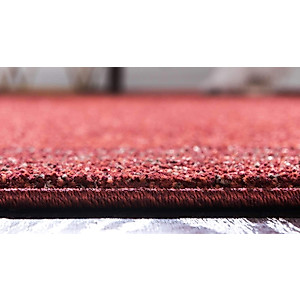 Unique Loom Del Mar Collection Area Rug - Abigail (5' 3" x 8' Rectangle, Terracotta/ Red)