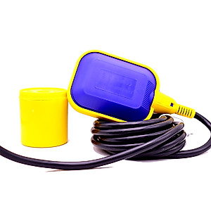 Sump Pump Alarm High Water Septic Tank Alarm High/ Low Water Alarm Ideal for Sump System with 110dB Loud and LED Indicator, Indoor/Outdoor