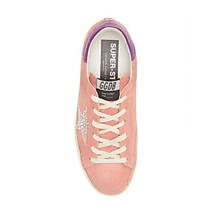 Golden Goose Women's Super Star Pink Suede Leather Sneakers (us_footwear_size_system, adult, women, numeric, medium, numeric_6)