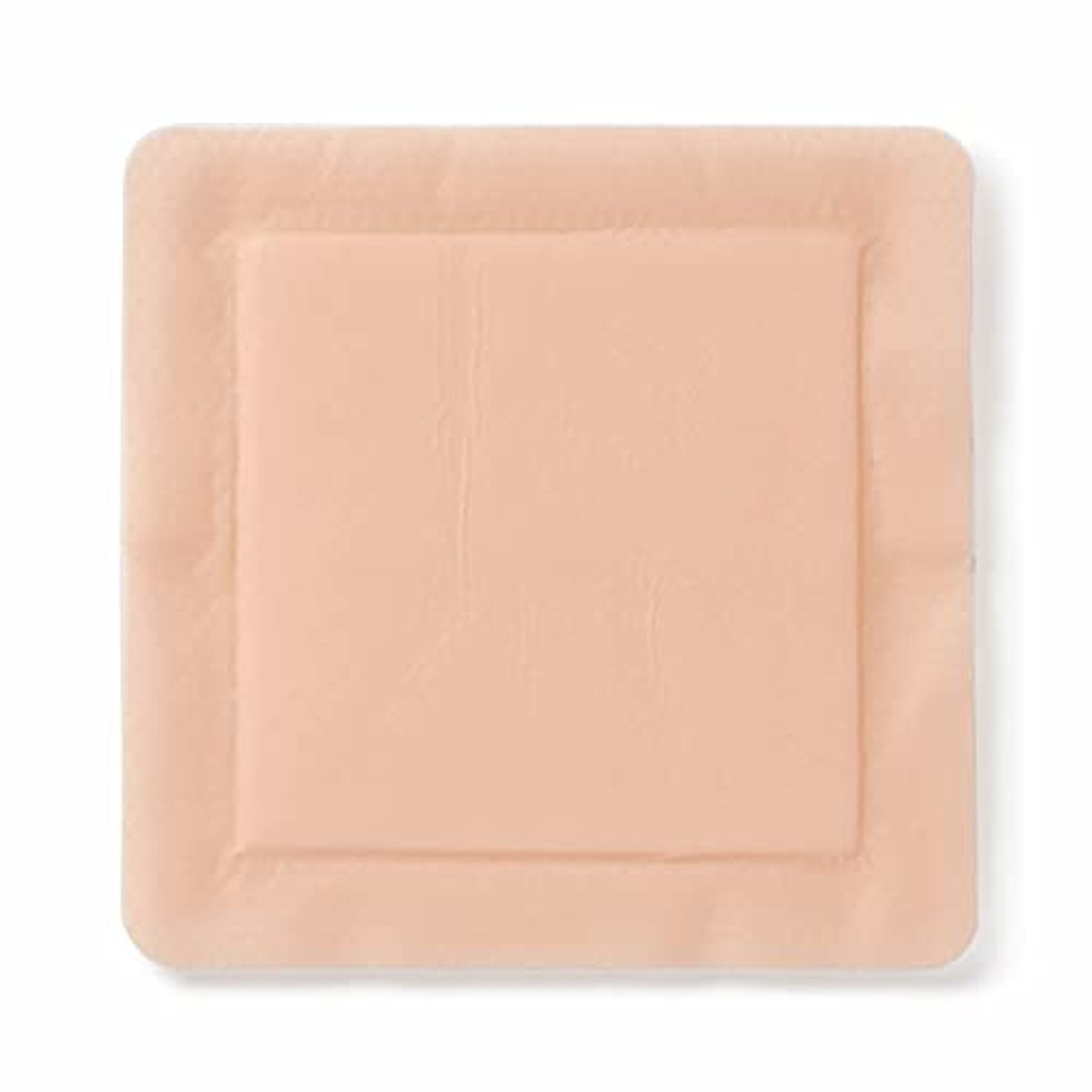 Medline Optifoam Gentle EX Bordered Foam Adhesive Dressing, 6" x 6" Square (10 Count)