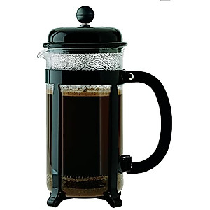 Bodum Java French Press Coffee and Tea Maker with SAN Plastic Shatterproof Carafe, 34 Ounce, Black
