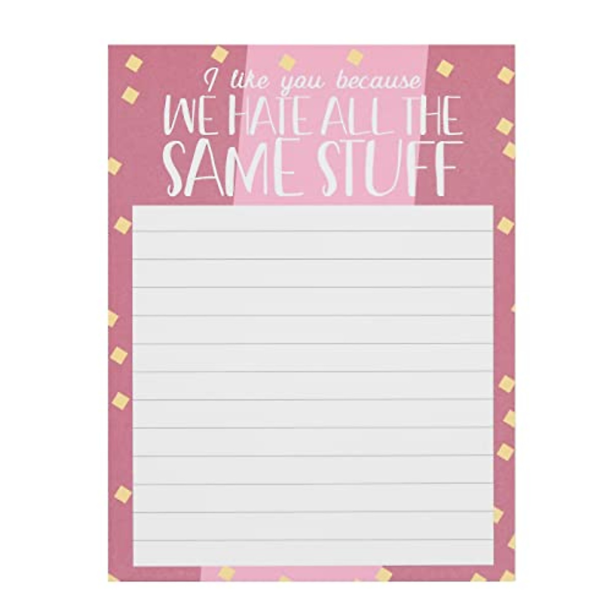 4 Pack Funny Notepads for Coworkers Gifts, To Do Task Lists for Sarcastic Humor Office Supplies, 50 Lined Sheets per Snarky Pad (4 x 5 In)