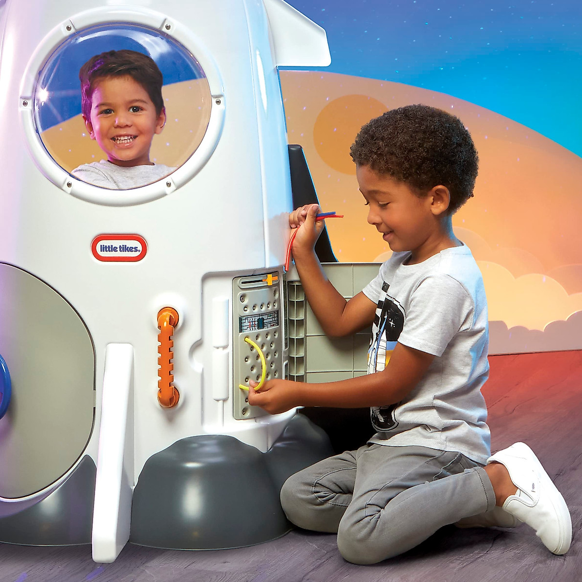 Little Tikes Adventure Rocket Realistic Space Astronaut Pretend Role Play for Kids, Boys, Girls, 2-6 Years Old, 40 x 18 x 18 inches