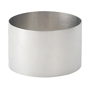 Cutlery-Pro Food Plating Presentation Ring, 18/8 Stainless Steel, 3.5 x 2-Inch