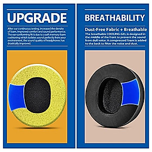 Earpads Compatible with LS31 LS41 LS35X LS50X Headset with Microphone Foam I Replacement Ear Cushion (Cooling Gel Fabric)