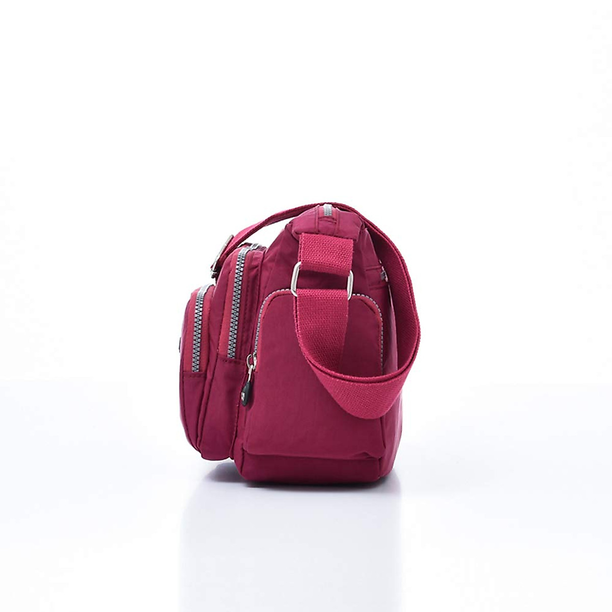 MINTEGRA Crossbody Bag for Women Anti-theft RFID Card Slot Multi Pocket Shoulder Bag Nylon Lightweight Messenger Bag