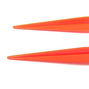 THE UM24 Pack of 6-11” Ground Stake Stick Strong Outdoor Camping Tent Or Garden Pegs– Orange (11 inches - 6PC)