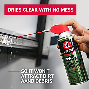 3-IN-ONE RVcare Slide-Out Silicone Lube, Premium RV Slide-Out Lubrication, 11 OZ (1-Pack)