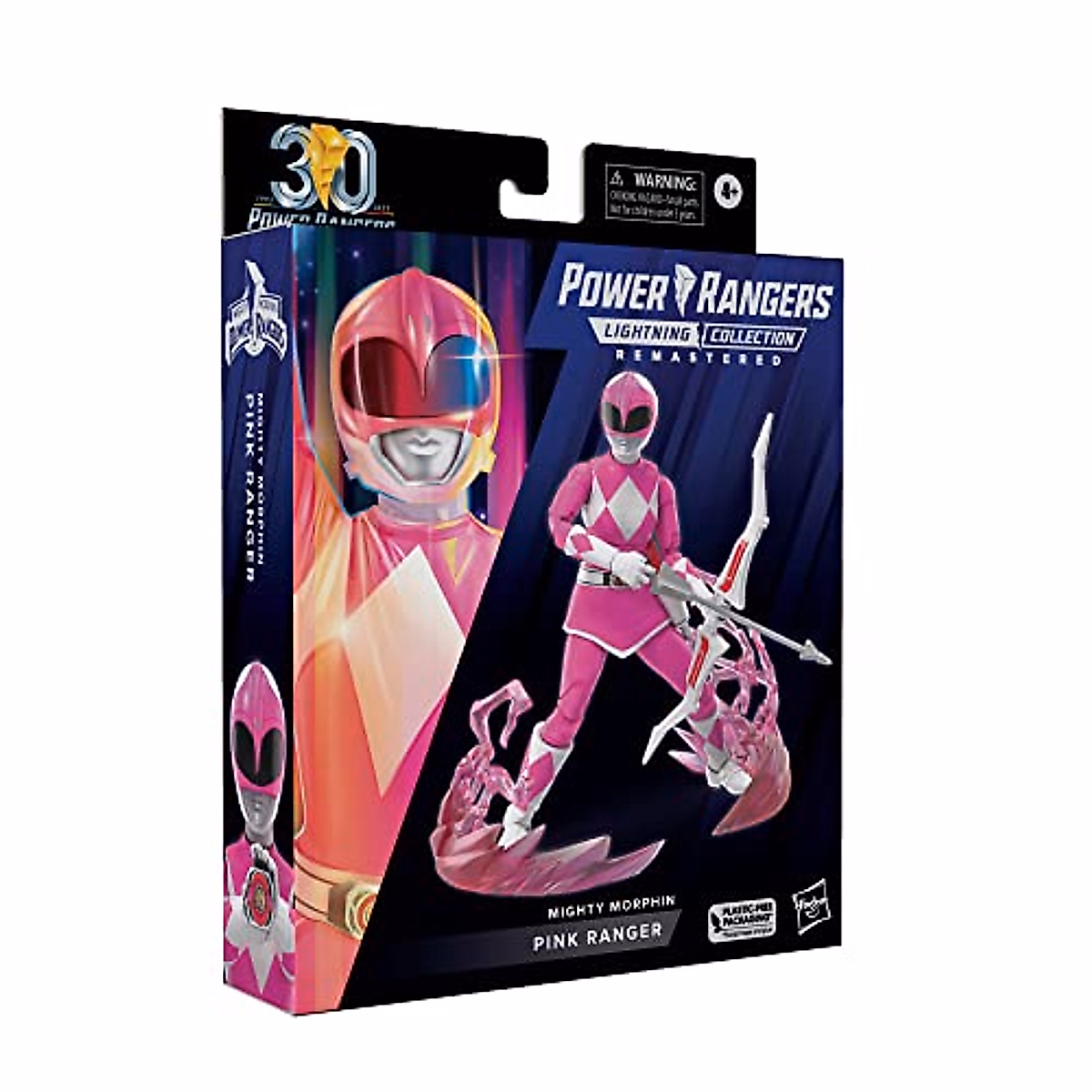 Power Rangers Lightning Collection Remastered Mighty Morphin Pink Ranger 6-Inch Action Figure, Toys for Boys and Girls Ages 4 and Up
