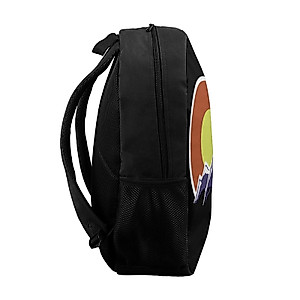 Colorado Mountain Travel Backpack Casual 17 Inch Large Daypack Shoulder Bag with Adjustable Shoulder Straps