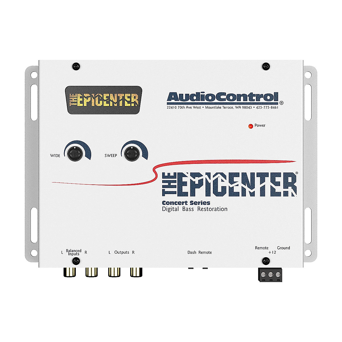 AudioControl The Epicenter Bass Booster Expander & Bass Restoration Processor with Remote (White)