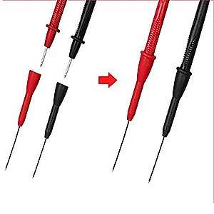 ANCIRS 2mm Needle Test Probes, 600V/10A Non-Destructive Multimeter Test for Fluke Leads tl71 tl75