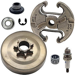 FJSaDobo Spur Sprocket Drum Clutch Assembly .325 Pitch 7 T for Husqvarna 340 345 350 445 445E 450 450E Jonsered 2145 and 2150 McCulloch PM5000 Chain Saw