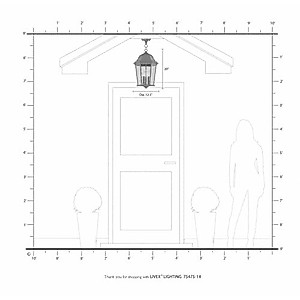 Livex Lighting 75475-14 Textured Black Outdoor Semi-Flush Mount with Clear Water Glass