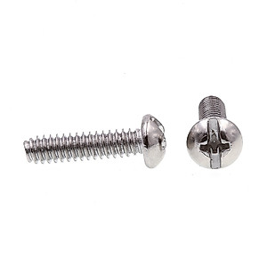 Prime-Line 9004595 Machine Screw, Round Head, Slotted/Phillips Combo, #10-24 X 3/4 in, Grade 18-8 Stainless Steel, Pack of 25