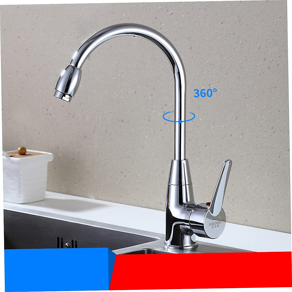 Gadpiparty Kitchen Faucet Faucets Hand Shower Faucet Water Purifier Faucet Bath Tub Faucet Service Basin Faucet Garage Water Tap Faucet for Bathtub Spigot to Rotate Laundry Tub Mop
