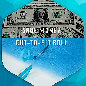 Aquarium Filter Media Pad Cut to Fit Roll, 12" x 72" (6 ft)