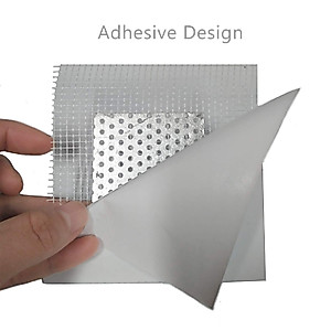 3 Pieces 2 Inch Wall Patch Repair, Drywall Repair Patch Self Adhesive Drywall Patch and Fiberglass Repair Kit, Heavy Duty Dry Wall Hole Repair Patch for Drywall Plasterboard (2 x 2 Inch)