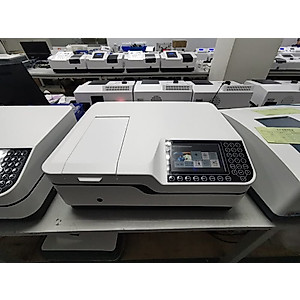 K8001S 7 Inch LCD Screen Laboratory Double Beam UV Visible Spectrophotometer with Variable Bandwidth 0.5,1,2,4,5 Nm