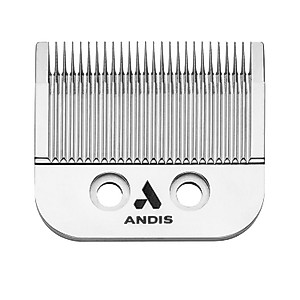 Andis – 01556, Master MLX Standard Replacement Blade – Built with Stainless Carbon Steel, Adjusts from 000-1, Long-Lasting Sharp Blade, Leaves Hair 1/125 Inches or 0.2mm Short – Grey