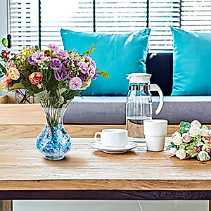 DomeStar Premium Blue Fake Ice, 150PCS 2.5Cups Acrylic Ice Rocks Plastic Rocks Acrylic Stones Crushed Ice Cubes Diamonds Gems for Vase Fillers Decoration