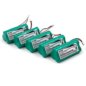 elxjar (5-Pack) 3.6V 800mAh Replacement Battery Compatible with Motorola/Symbol LS-4278 and DS-6878 Scanners, LS4278-M, DS6878-DL,DS6878-SR, 82-67705-01 rev