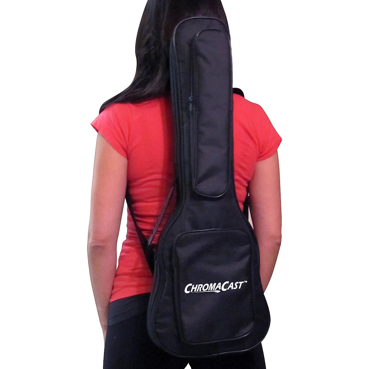 ChromaCast, 4-String Case, Soprano Size Ukulele Gig Bag w 10 Mil Padding (CC-SUPB