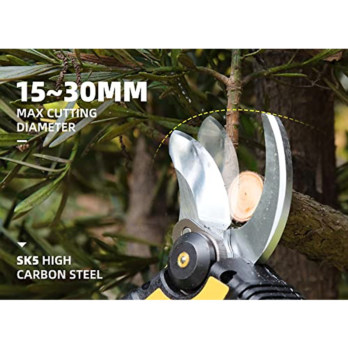 T TOVIA Electric Pruning Shears Replacement Blade Upper Blade, 30mm/1.2″ Cutting Diameter SK5 High Carbon Steel Blade, Tree Branch Flower Bushes Trimming, Applicable Model GPS41-B2130