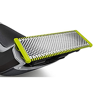 PHILIPS Norelco OneBlade Pro Kit, Hybrid Electric Trimmer and Shaver, QP6510 + OneBlade Body Kit, 3 Pieces, Black, 1 Count