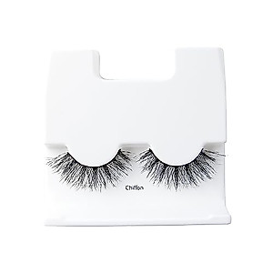 KISS Lash Couture Naked Drama False Eyelashes, Chiffon', Cushion Flexi Band, Contact Lens Friendly, Easy to Apply, Reusable Strip Lashes, Includes 1 Pair of Fake Lashes