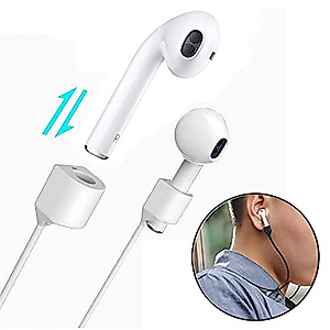 RIAYVIL Anti-Lost Strap for AirPods,Magnetic Soft Silicone Sports Lanyard,Neck Cord Rope 4pcs …