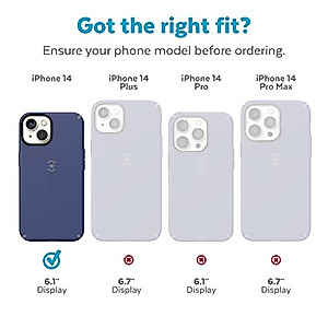 Speck iPhone 14 & iPhone13 Case- Drop Protection, Scratch Resistant, Built for MagSafe Phone Case with Soft Touch Coating - 6.1" Model, Dual Layer Case -Sweet Coral/Light Coral CandyShell Pro, 1 count