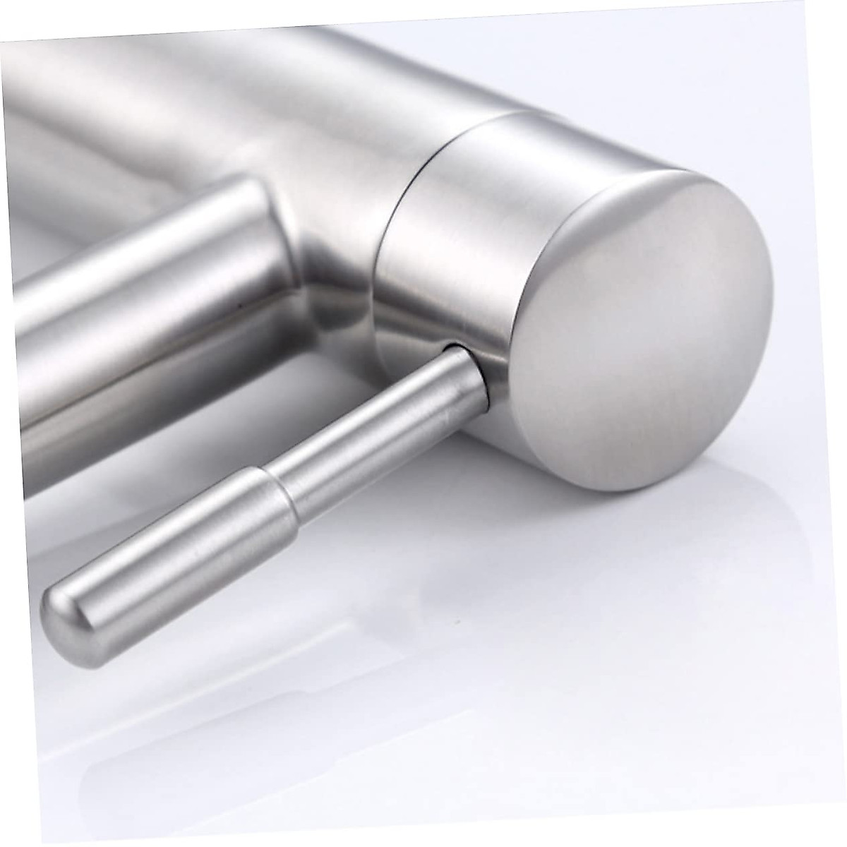 Housoutil 4pcs Stainless Steel Water Tap Kitchen Water Faucet Wall Mounted Bathroom Faucet Vessel Faucet Outdoor Water Faucet Kitchen Taps Bathtub Faucet Laundry Faucet Waterfall