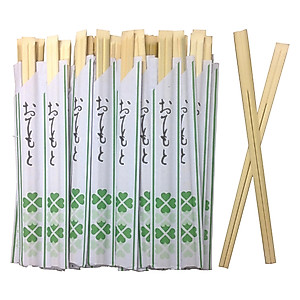Shirakiku Individual Packed Disposable Wooden Chopsticks in Bags, 100 Pair