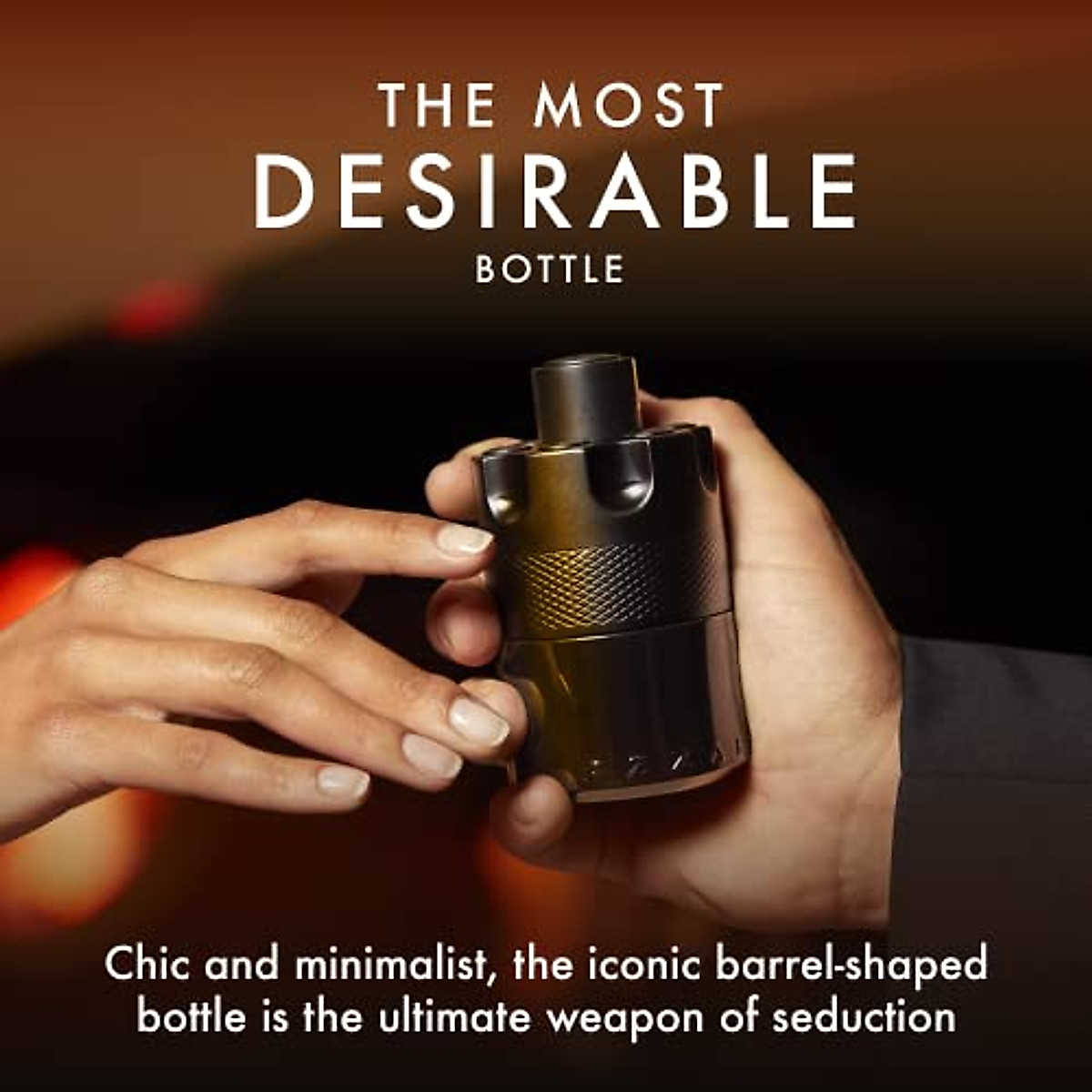 Azzaro The Most Wanted Eau de Parfum Intense - Cologne for Men - Fougère, Ambery & Spicy Fragrance, 3.3 Fl Oz