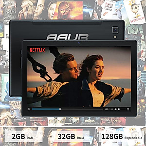 AAUB Tablet 10.1 inch Android Tablets 10 OS, Octa-Core Largest Tablet, HD Display, 32GB Big Storage Smart PC, 5MP+13MP Dual Cameras, 5G WiFi Bluetooth 5.0 GPS for Kids Seniors Tablet Computer