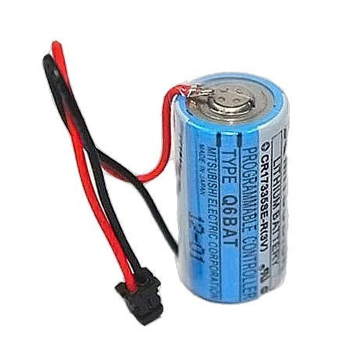 Mitsubishi Battery - Q6BAT - CR17335SE - 3V - PLC Lithium Battery Plug