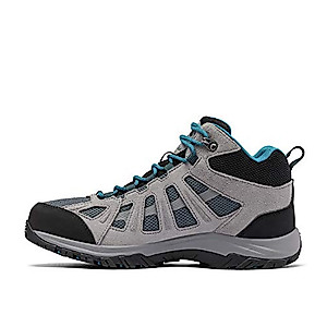 Columbia Men's Redmond III Mid Waterproof Hiking Shoe, Graphite/Black, 10.5 Wide